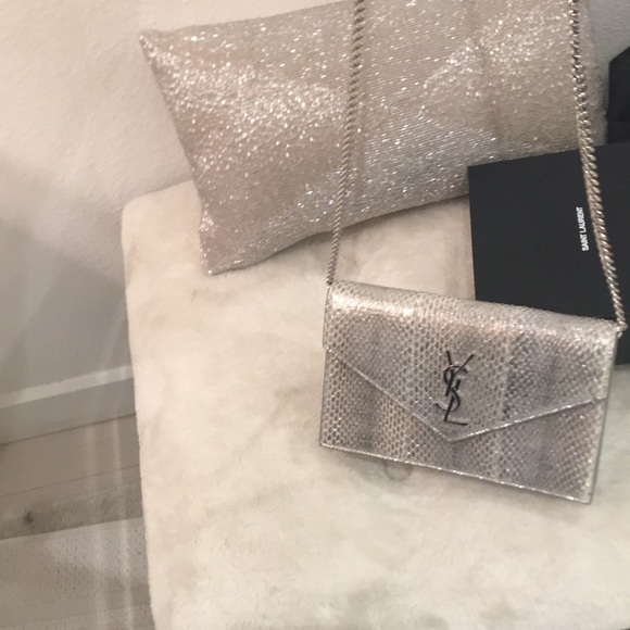 Yves Saint Laurent | Bags | Ysl Silver Bag | Poshmark